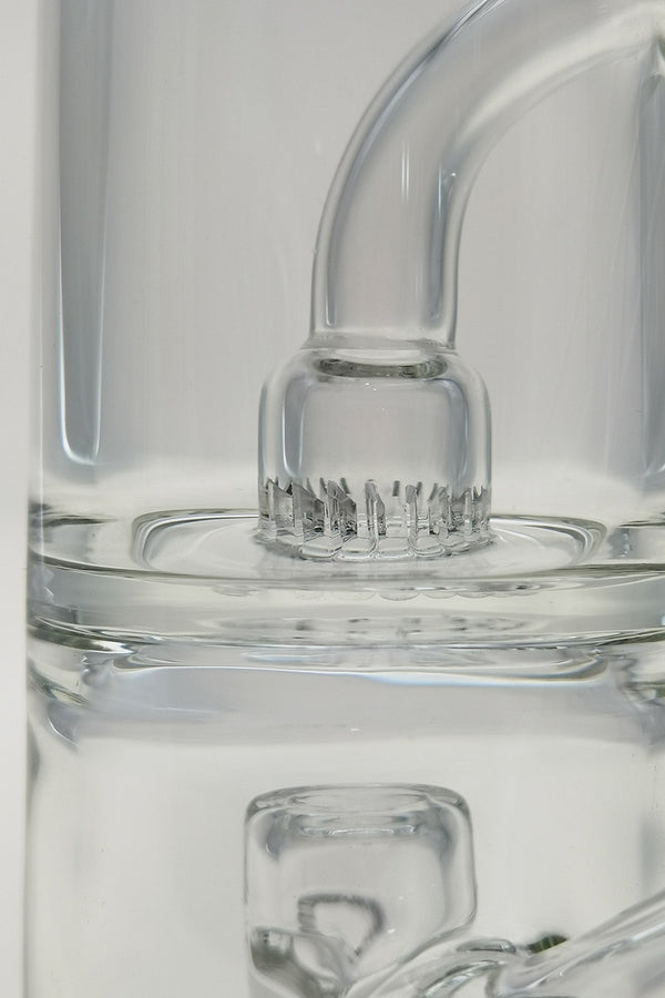 TAG - 8" Hydratube Super Slit Showerhead Froth Diffuser Bong (For Vapo