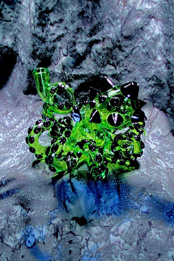 The Glass Cure - 4.25" Octopus Bubbler (400g)