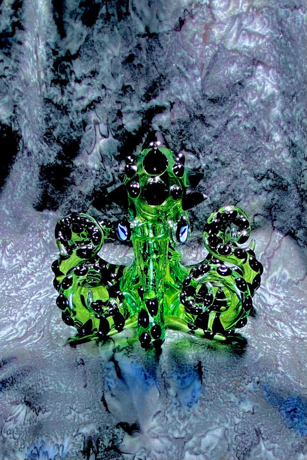 The Glass Cure - 4.25" Octopus Bubbler (400g)