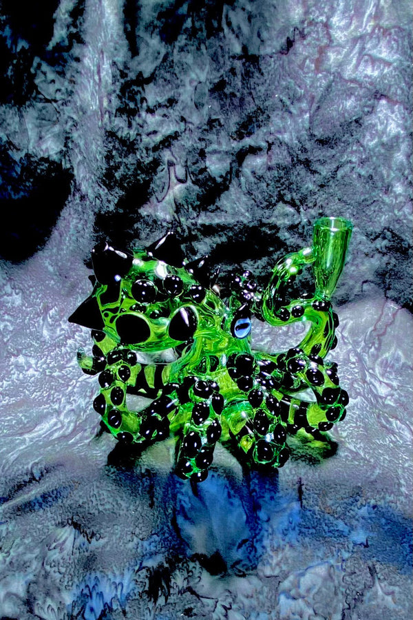 The Glass Cure - 4.25" Octopus Bubbler (400g)