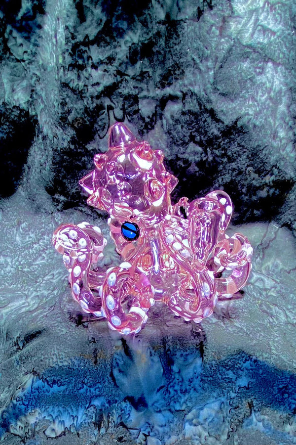 The Glass Cure - 4.25" Octopus Bubbler (400g)