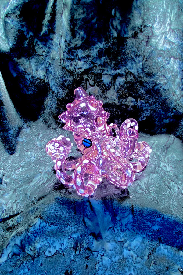 The Glass Cure - 4.25" Octopus Bubbler (400g)