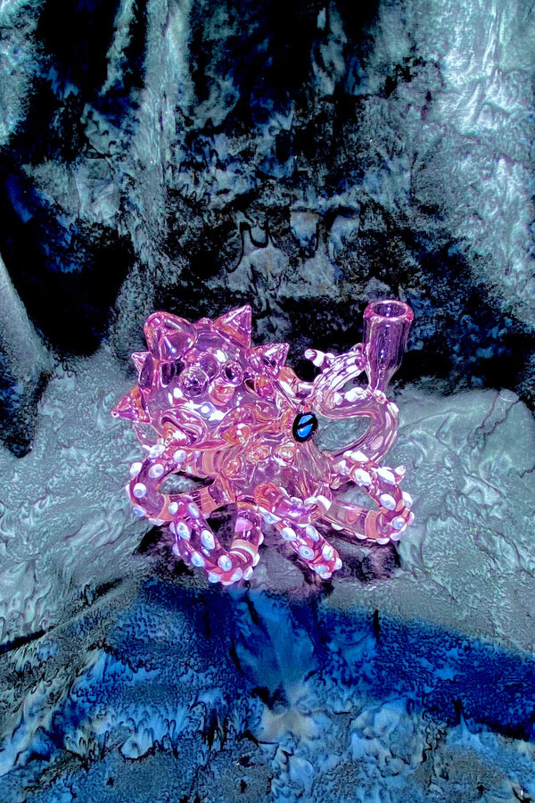 The Glass Cure - 4.25" Octopus Bubbler (400g)