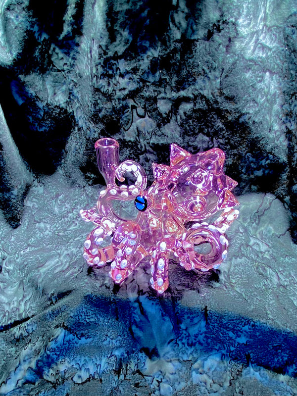 The Glass Cure - 4.25" Octopus Bubbler (400g)