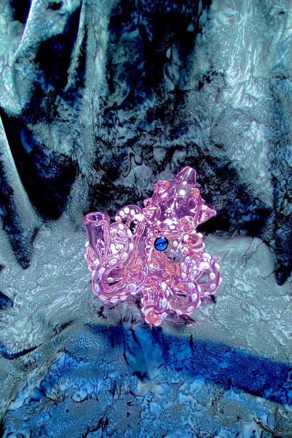 The Glass Cure - 4.25" Octopus Bubbler (400g)