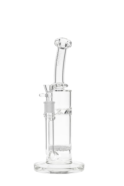 Bent Neck Dragless Fritted Disc Water Pipes | Thick Ass Glass