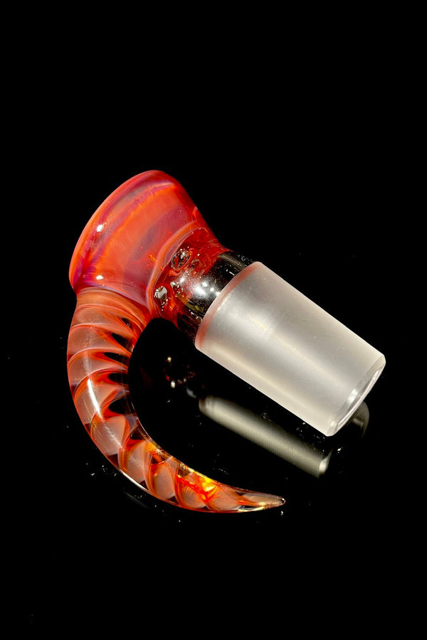 Moose Glass - 5 Hole Disc Screen Bong Slide Bowl Piece (18MM Male) (Ac